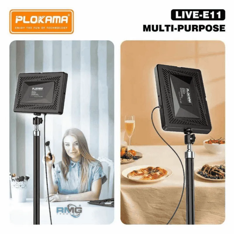 Plokama E11 LED Light 2700-6500K 10W MUA PL-26 11 INCH PHOTO LIGHT ...